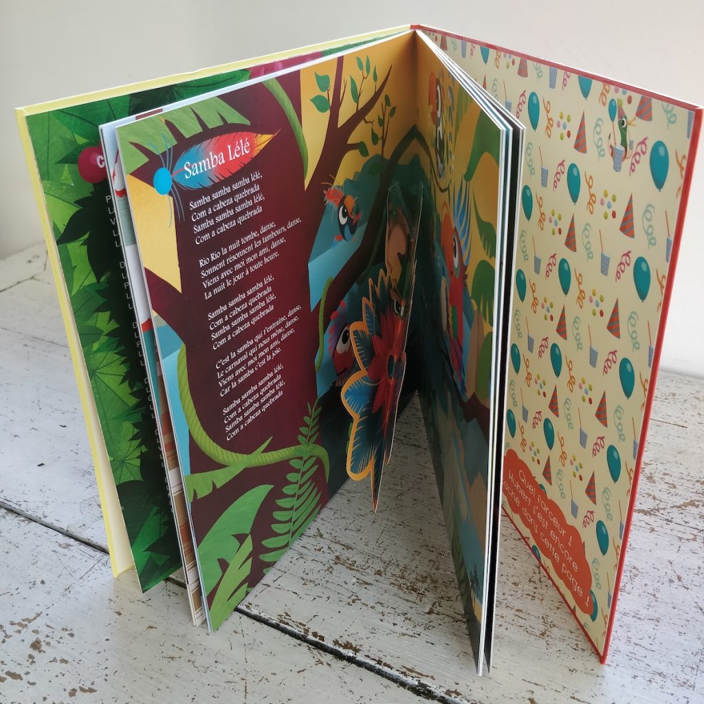 livre pop up Ansamble - mise en plis - Mathilde Gatesoupe